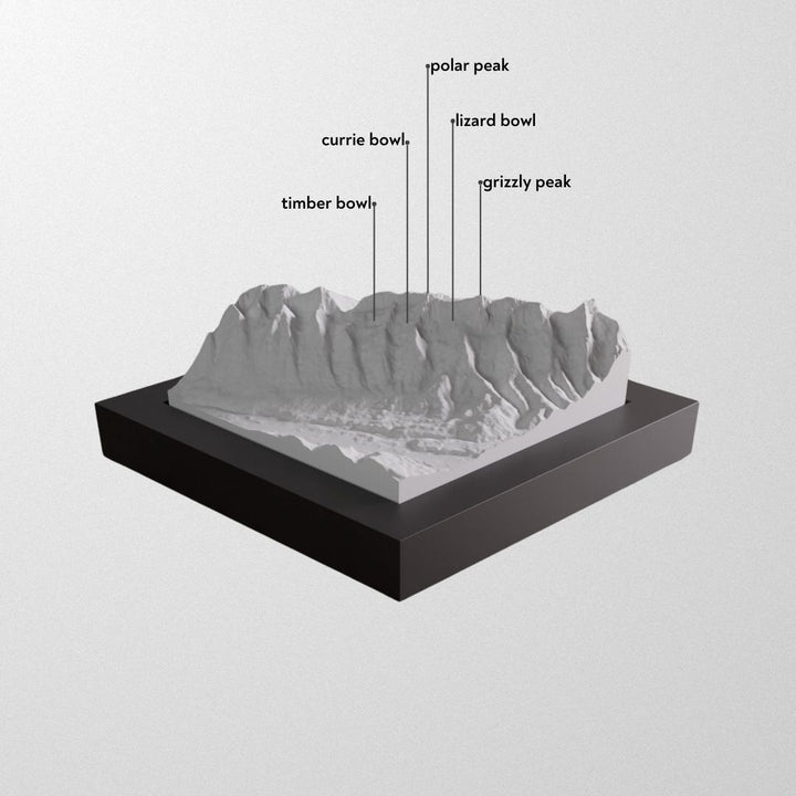 3D Framed Mountain Models - little big mountains