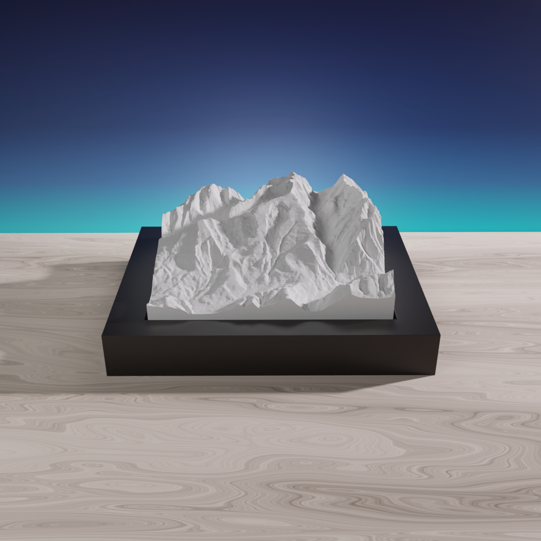 3D Miniature Mountain Models - little big mountains