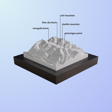 3D Framed Mountain Models - little big mountains